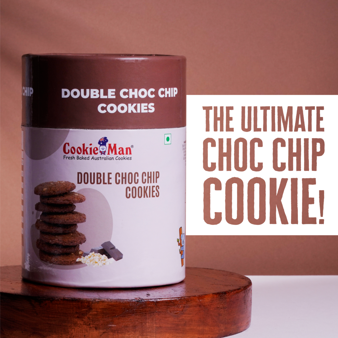 Double Choc Chip 200g-TC – CookieMan