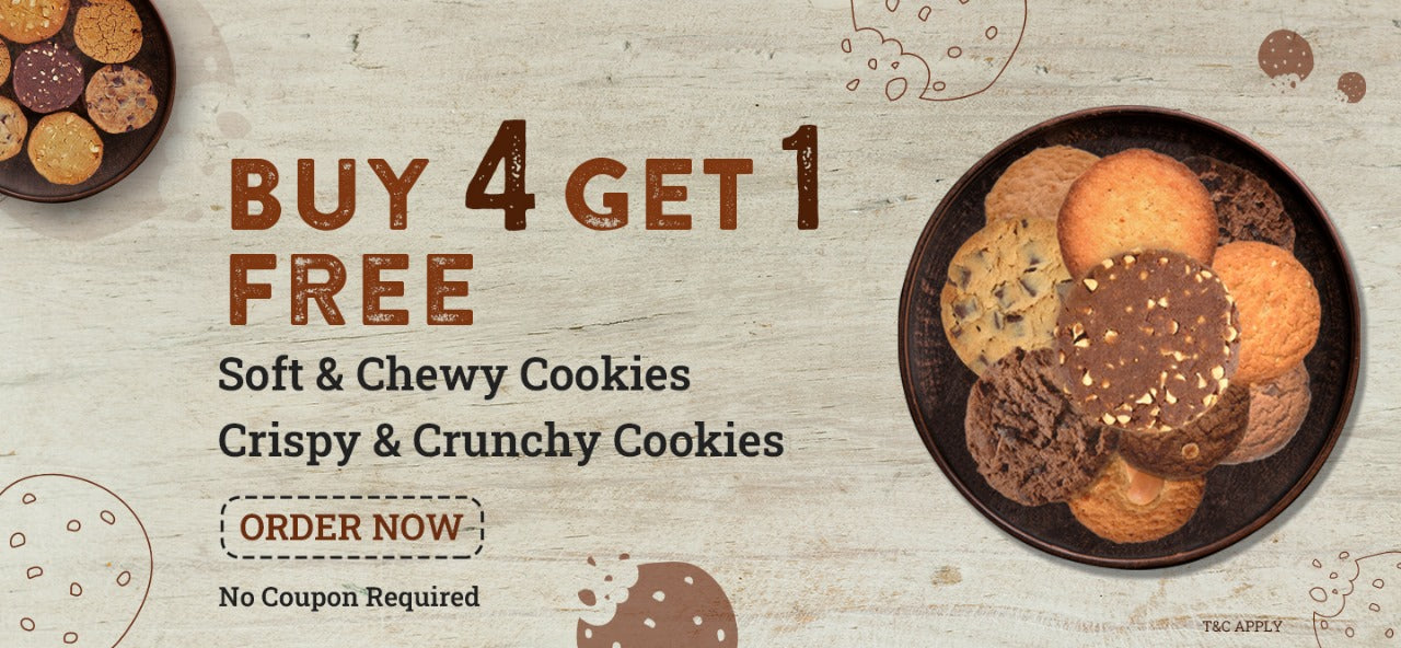 Buy 4 Get 1 Free Offer – CookieMan