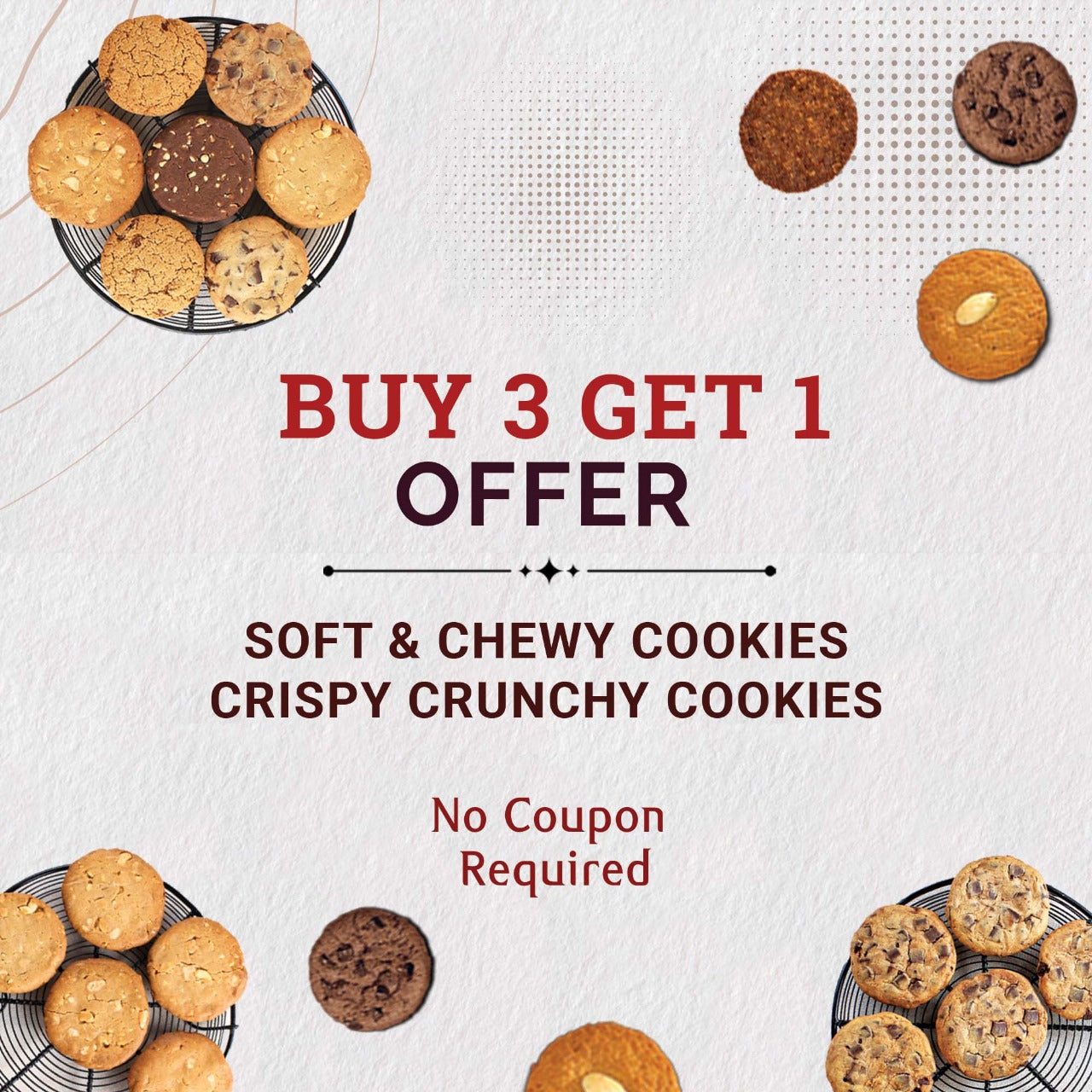 Buy 3 Get 1 Offer – CookieMan