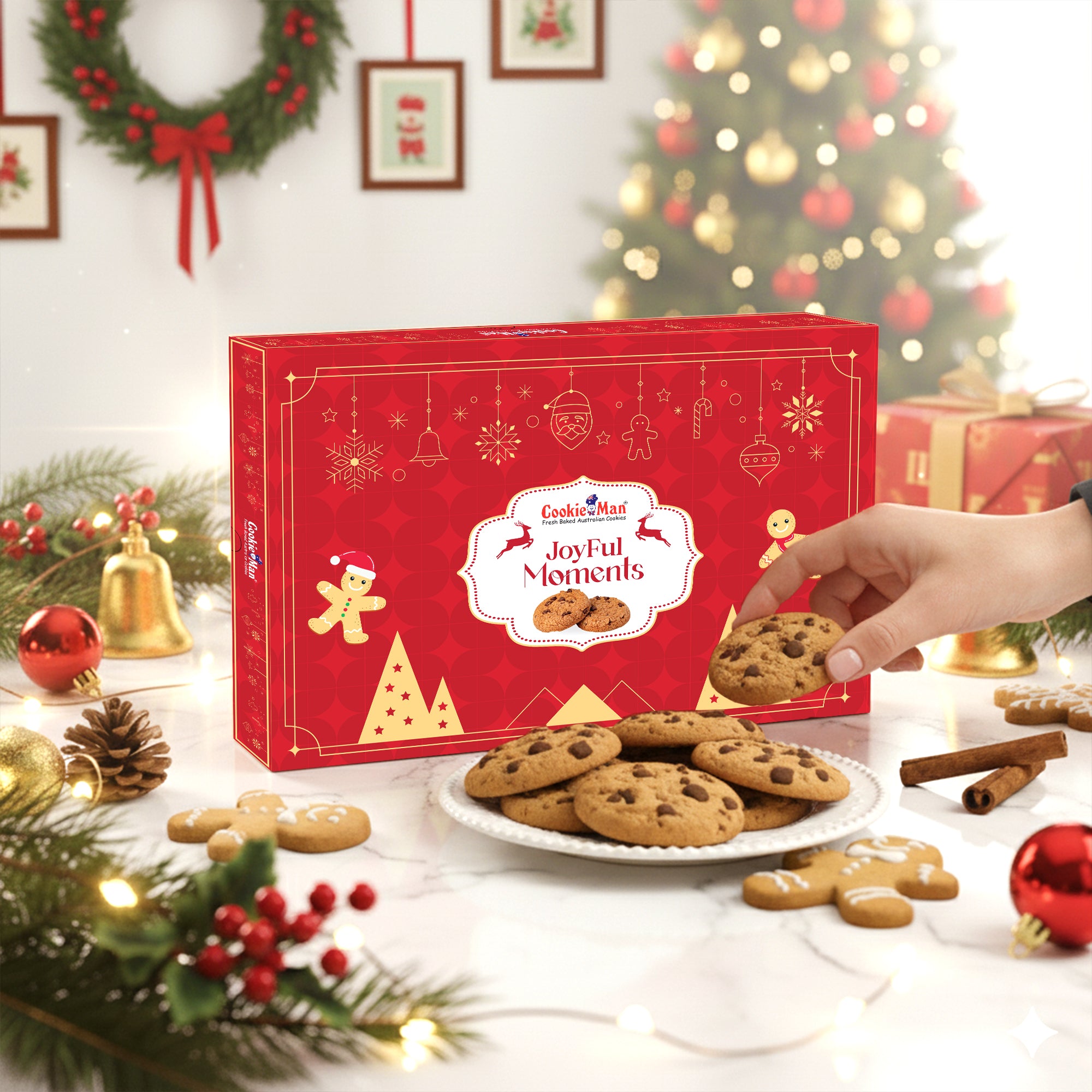 Christmas Delight Hamper - Choc Chip, Black Currant & Traditional Ging ...